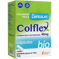 Colflex Bio 40mg Colageno tipo 2 c/60 cps + 10 capsulas gratis | Shopee ...