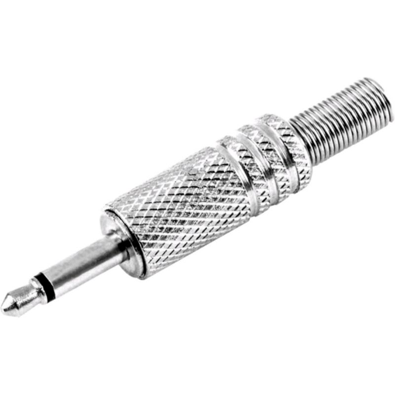 Plug P2 mono metálico / Plug P2 mono plástico | Shopee Brasil