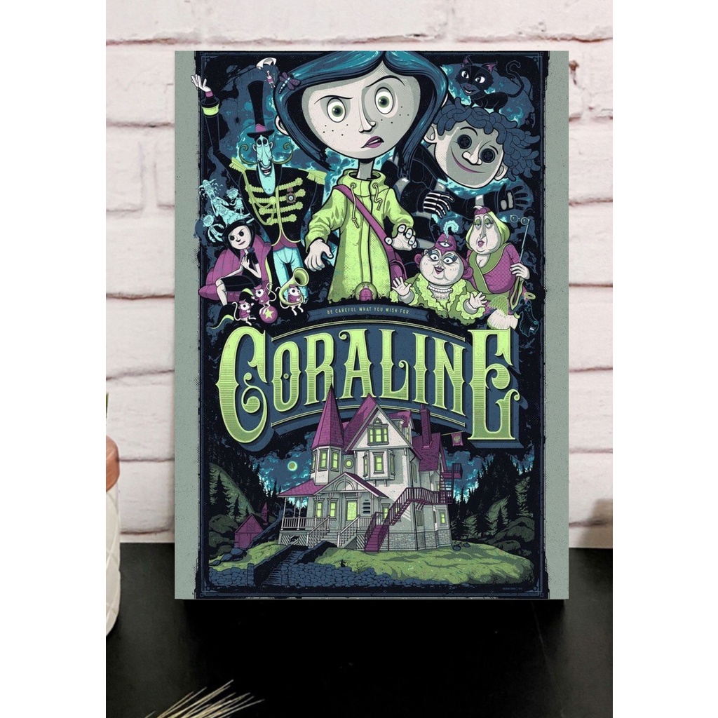 Coraline Placas decorativas | Quadros Decorativos em MDF | 14x20 ou ...