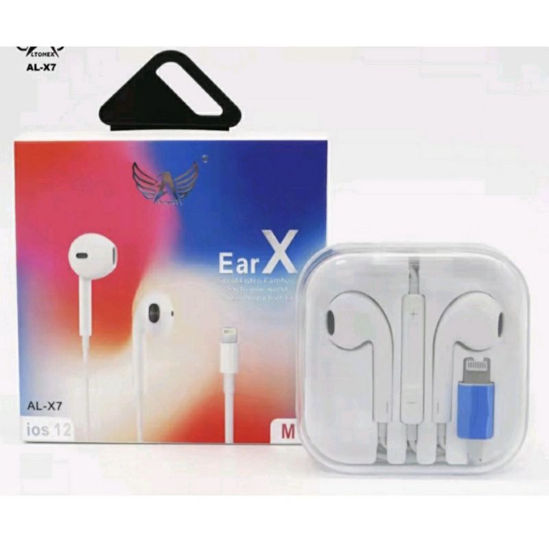 Fone de Ouvido Lightning iPhone Ear X | Shopee Brasil