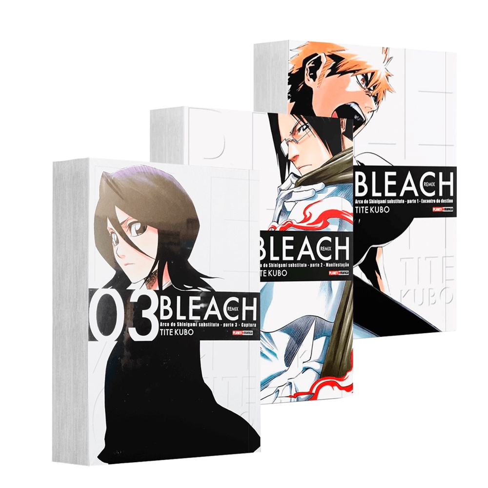 Mangá - Pack Bleach Remix - 01 a 03 - Novo/Lacrado | Shopee Brasil