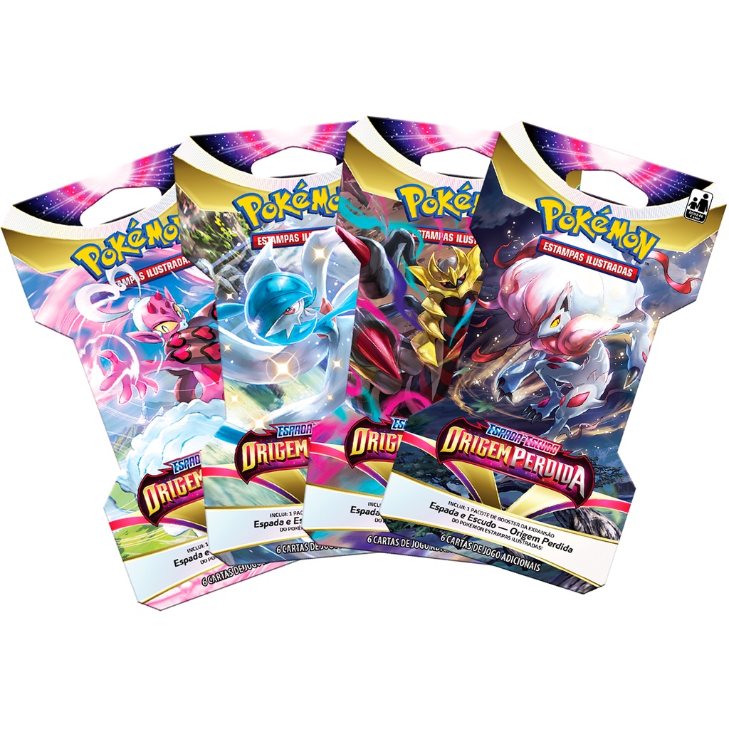 Pokemon Booster Espada E Escudo 11 Blister Unitário Origem Perdida | Shopee Brasil