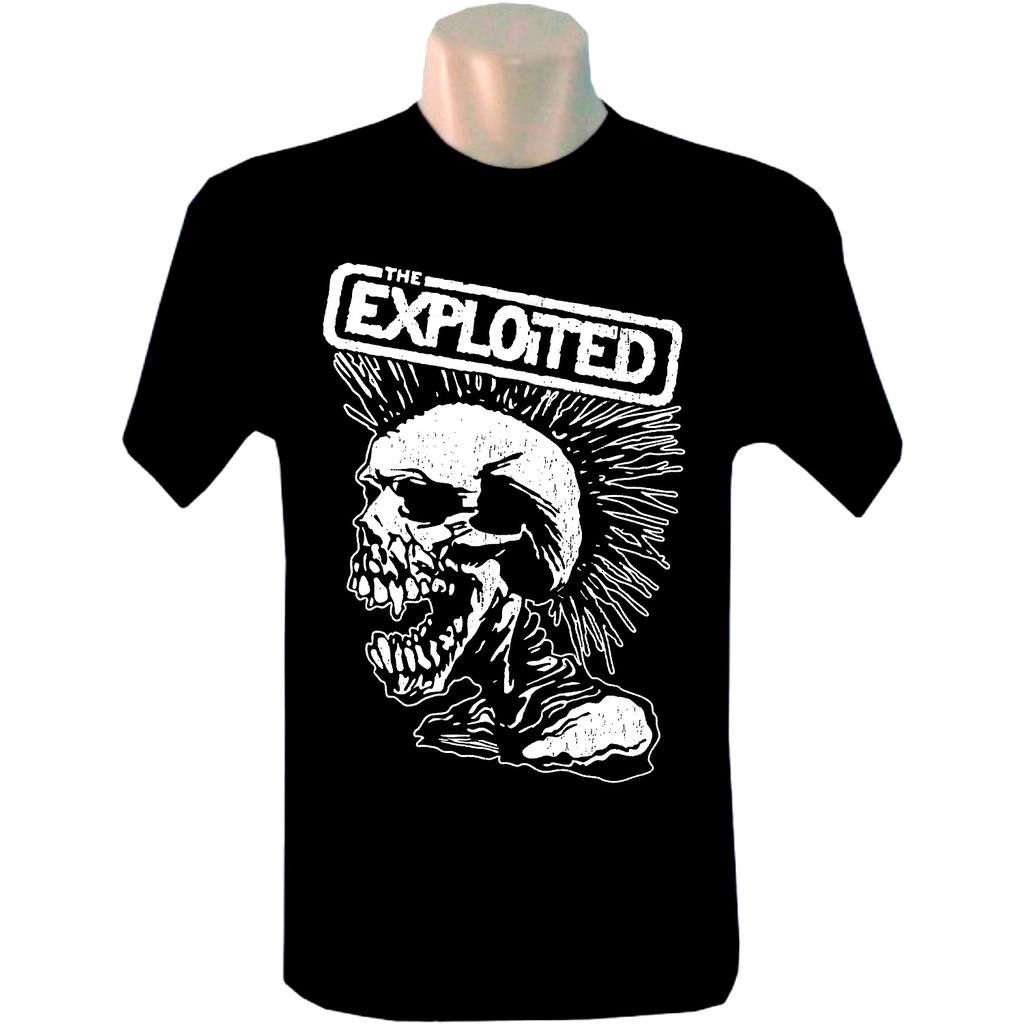 Camiseta masculina The Exploited bandas punk rock | Shopee Brasil
