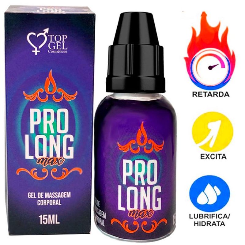 Prolong Gel Prolongador E Retardante 15G Top Gel | Shopee Brasil