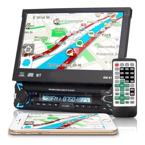 Central Multimidia Retratil 1 Din Tela 7 Polegadas | Shopee Brasil