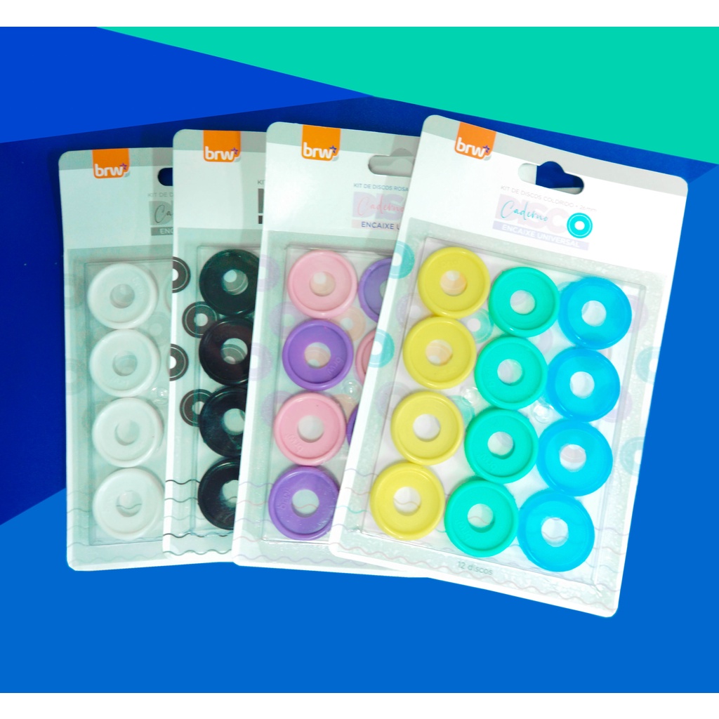KIT DE DISCOS PARA CADERNO INTELIGENTE BRW UNIVERSAL | Shopee Brasil