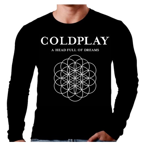 Camiseta Camisa Manga Longa Coldplay A Head Of Dreams | Shopee Brasil