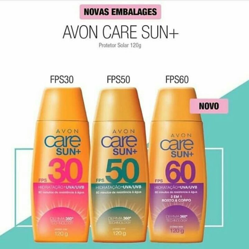 Protetor Solar FPS Care Sun Avon | Shopee Brasil
