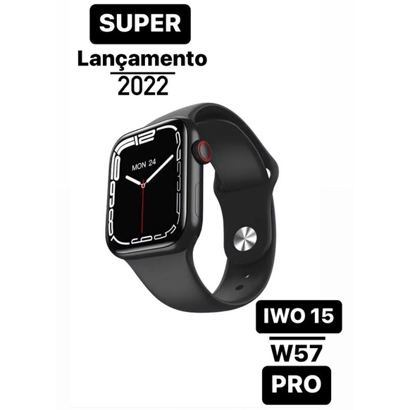 Smartwatch W57 Pro Série 7 - LANÇAMENTO | Shopee Brasil