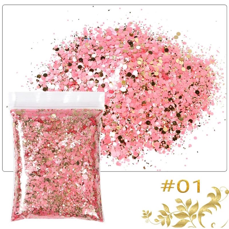 Glitters Flocado Algodão Doce 6g Para Artesanato Arte Unhas Nail Design ...