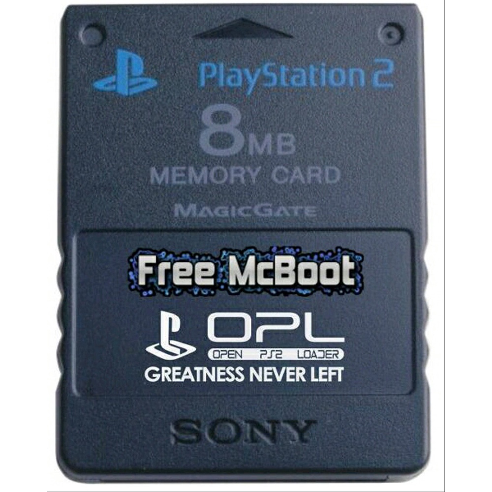 Memory Card Ps2 com OPL + FMCB + ULaunchELF para Ps2 FAT e Slim ...