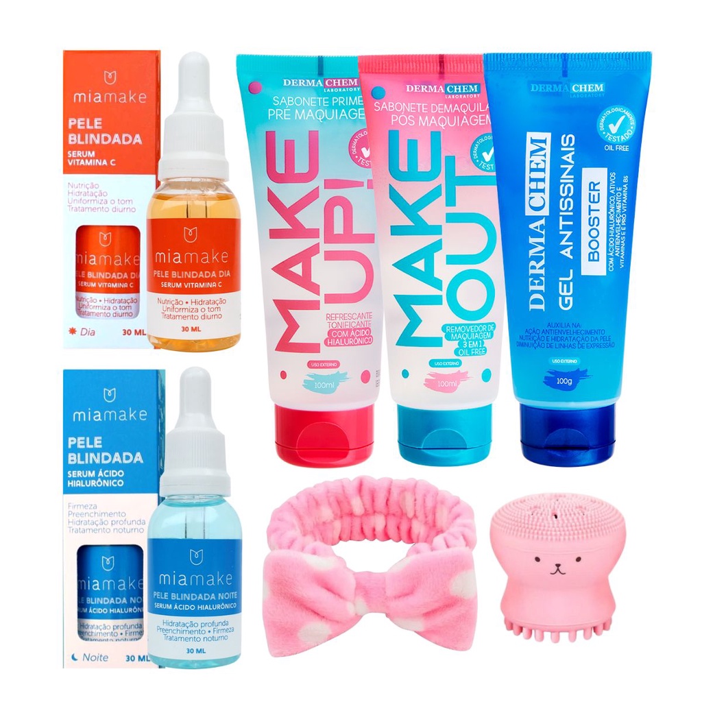 Kit Skin Care Limpeza Facial Profunda Cuidado Facial | Shopee Brasil