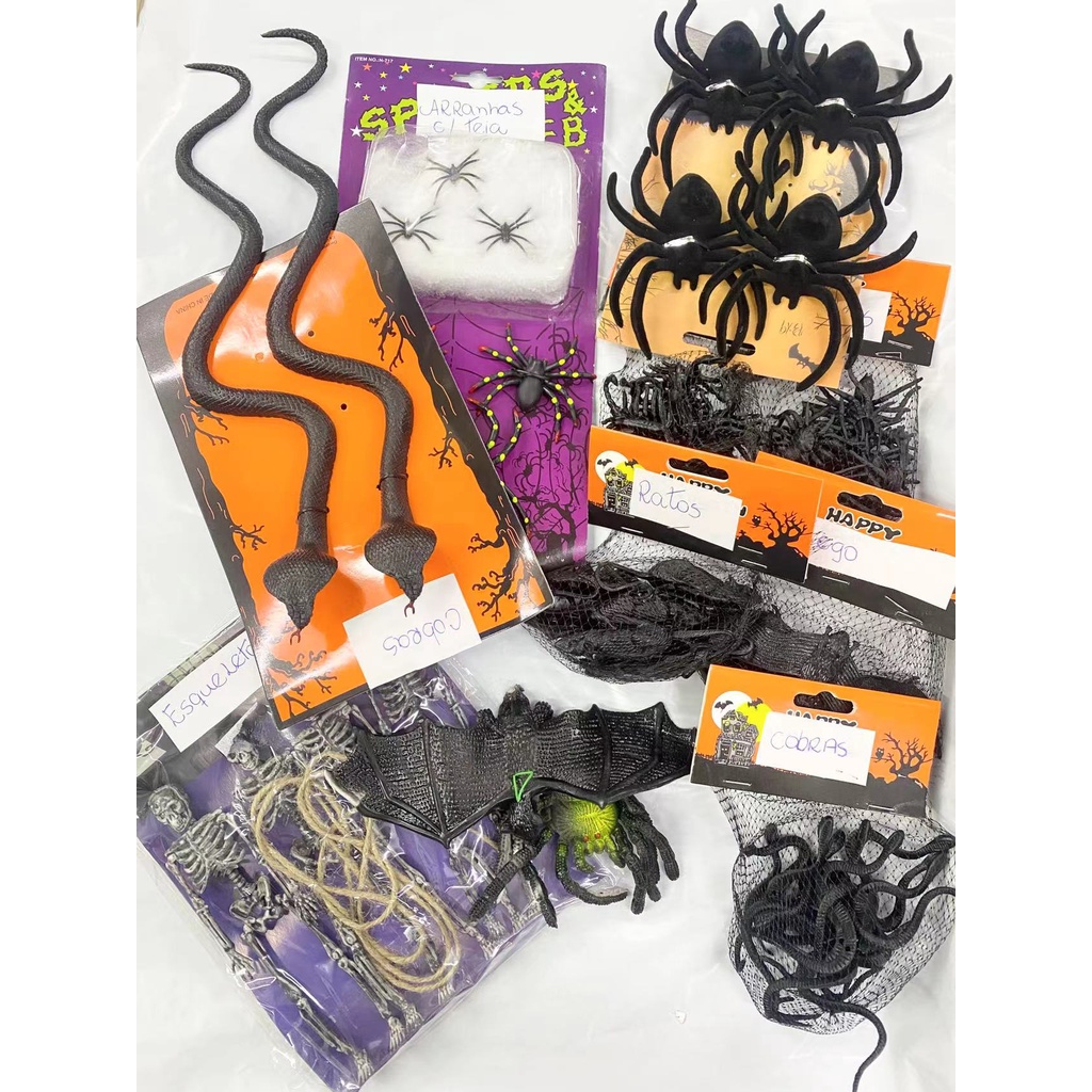 Enfeites Halloween Bichinhos Decoracao - 11 Modelos | Shopee Brasil