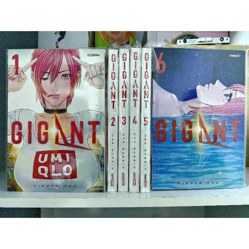 Mangás Gigant 1 ao 6 Semi-Novos | Shopee Brasil
