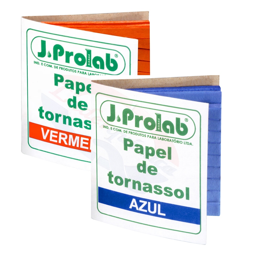 Kit Papel Tornassol Azul e Vermelho C/100 Tiras Cada | Shopee Brasil