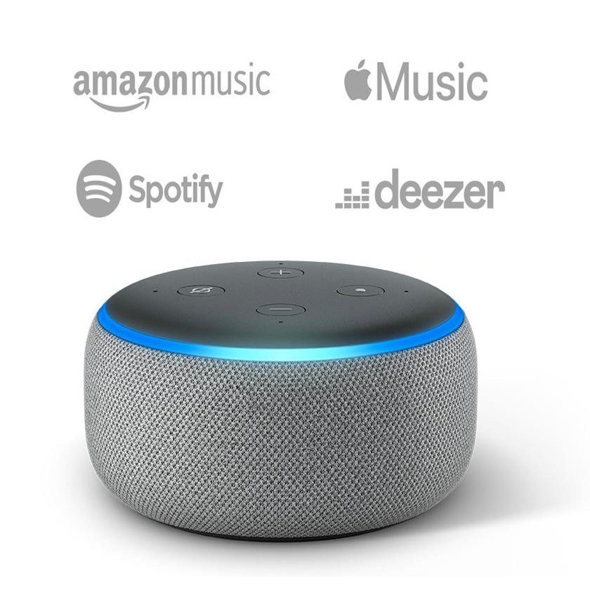 Smart Speaker Amazon Echo Dot 3a Geracao com Alexa - Preto | Shopee Brasil