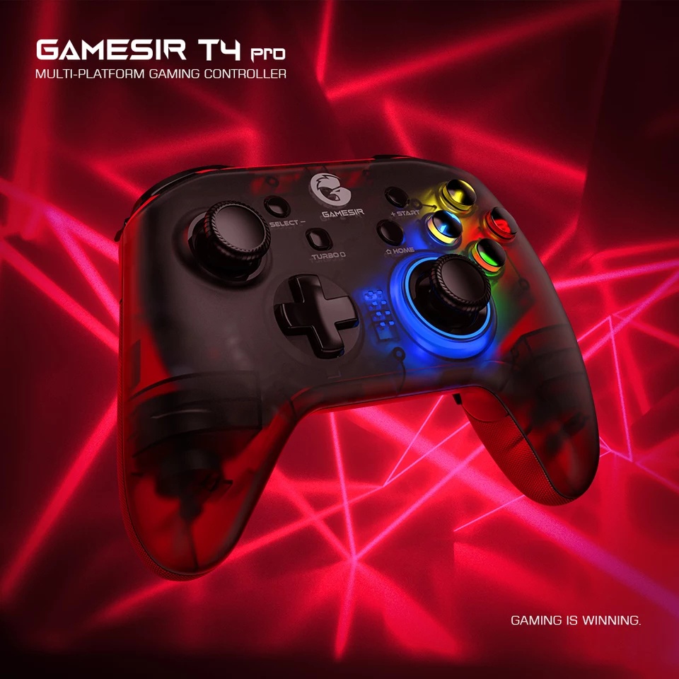 Controle Gamesir T4 Pro Jogo Bluetooth 2.4GHz Sem Fio Gamepad Switch ...