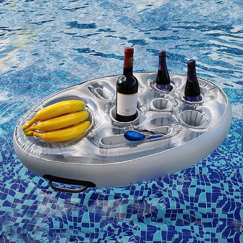 Piscina Insuflável Spa Porta Bandeja Flutuante Para Bebidas E Lanches ...