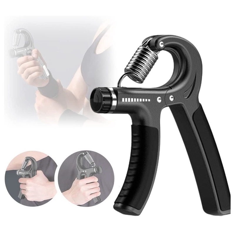 Hand Grip Flexor De Punho Com Mola Ajustável Antebraço Mãos | Shopee Brasil