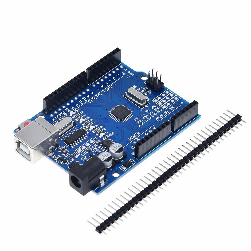 Placa Uno R3 Atmega328 Smd Cabo Usb Compatível Com Arduino | Shopee Brasil