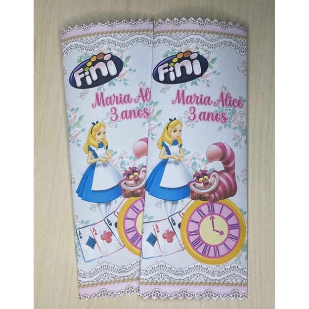 Embalagem personalizada para fini tubes lembrancinha para festa ...