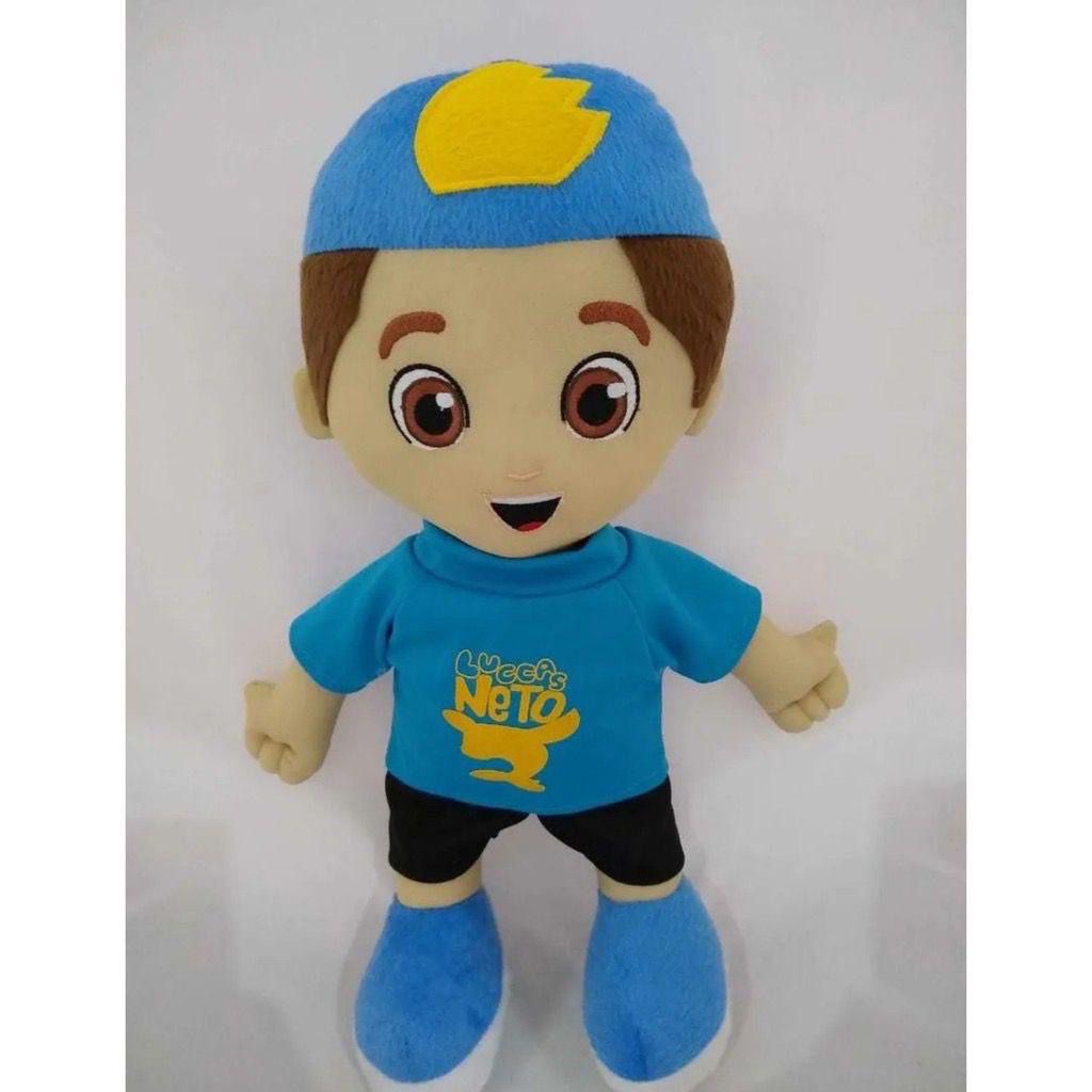 Luccas Neto Boneco de Pelúcia 45 Cm Com Rosto Bordado Lançamento ...