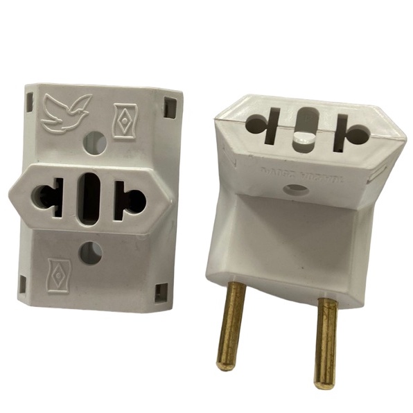 adaptador em Plugue tipo T Tomada 10A 20A 250V 3 tomadas | Shopee Brasil