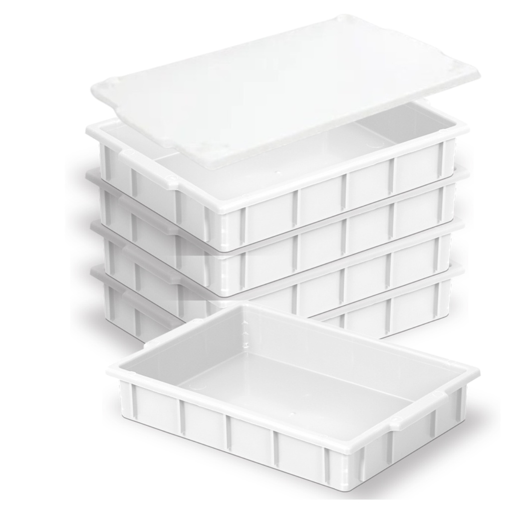 Kit 5 un Caixa Plástica com Tampa 7L para Congelamento | Shopee Brasil