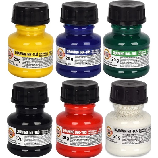 Tinta Nanquim Nankin P/ Caligrafia E Desenho | Escolha A Cor | Valor ...