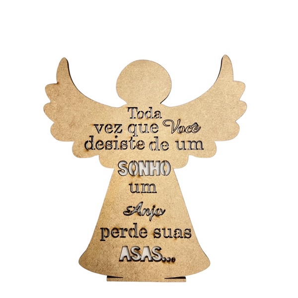 Enfeite Recorte Palavra Quadro Placa Toda Vez Que Você Desiste De Um