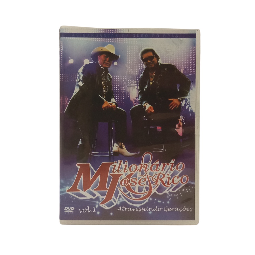 Dvd Milionário & José Rico Atravessando Gerações Vol 1 | Shopee Brasil