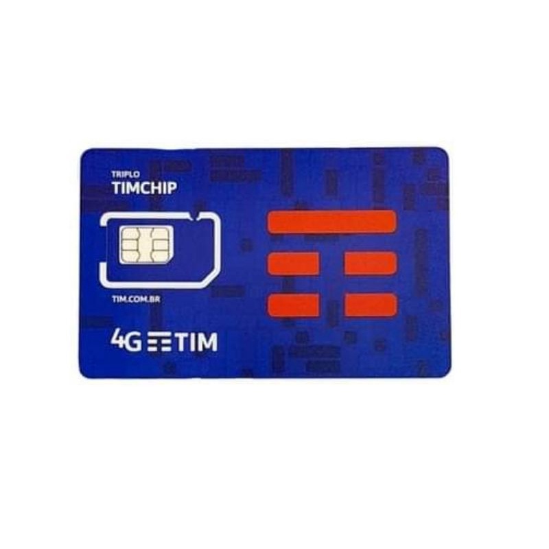 Chip Tim 4G nano / micro / mini padrão | Shopee Brasil