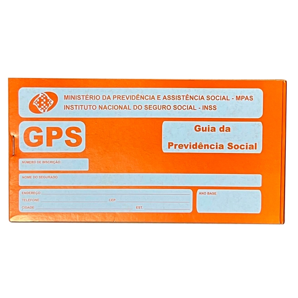 Carnê Guia da Previdência Social Inss 2 Vias 12 Folhas Print | Shopee ...