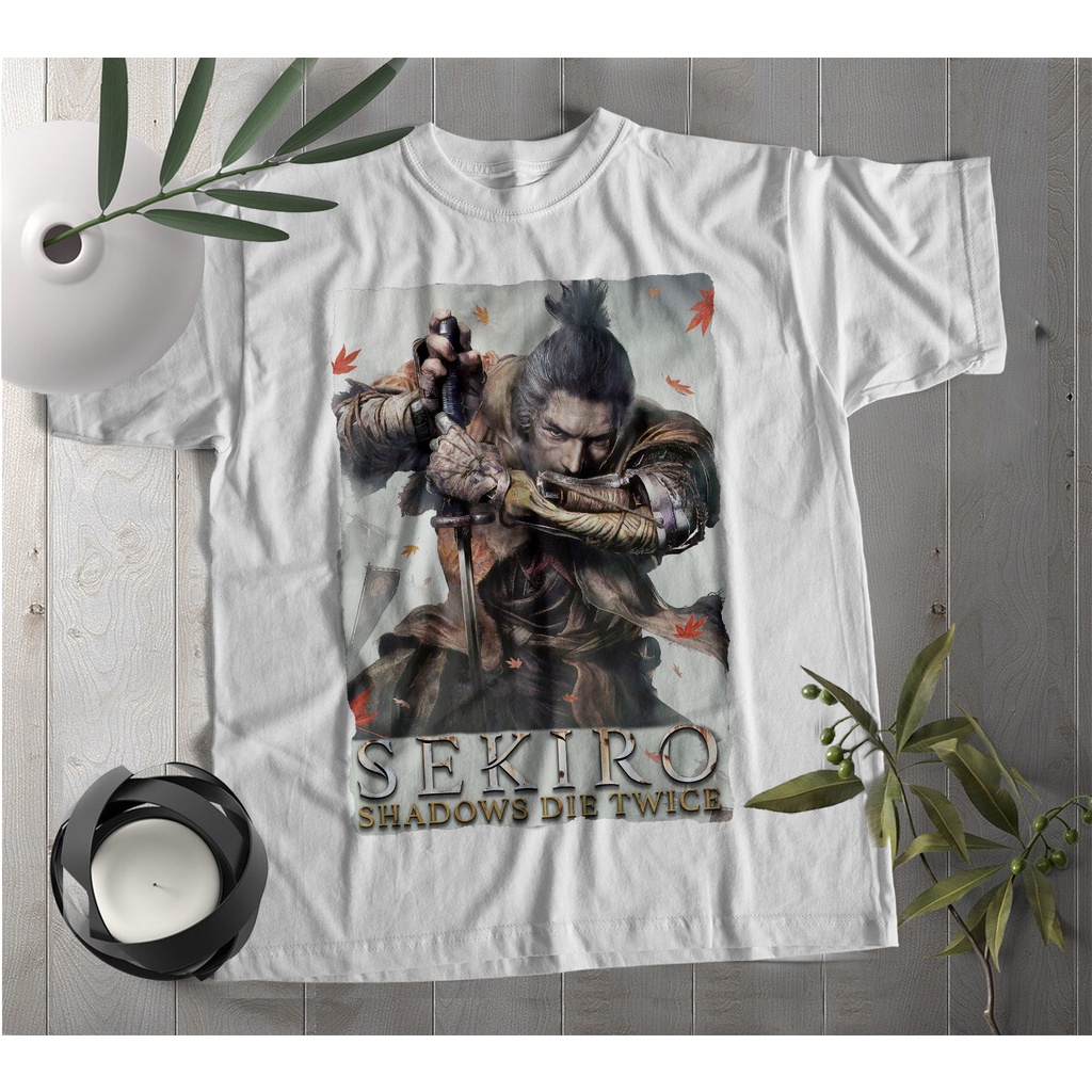 Camiseta Sekiro Shadows Die Twice Camisa Básica Unissex Jogo anime ...