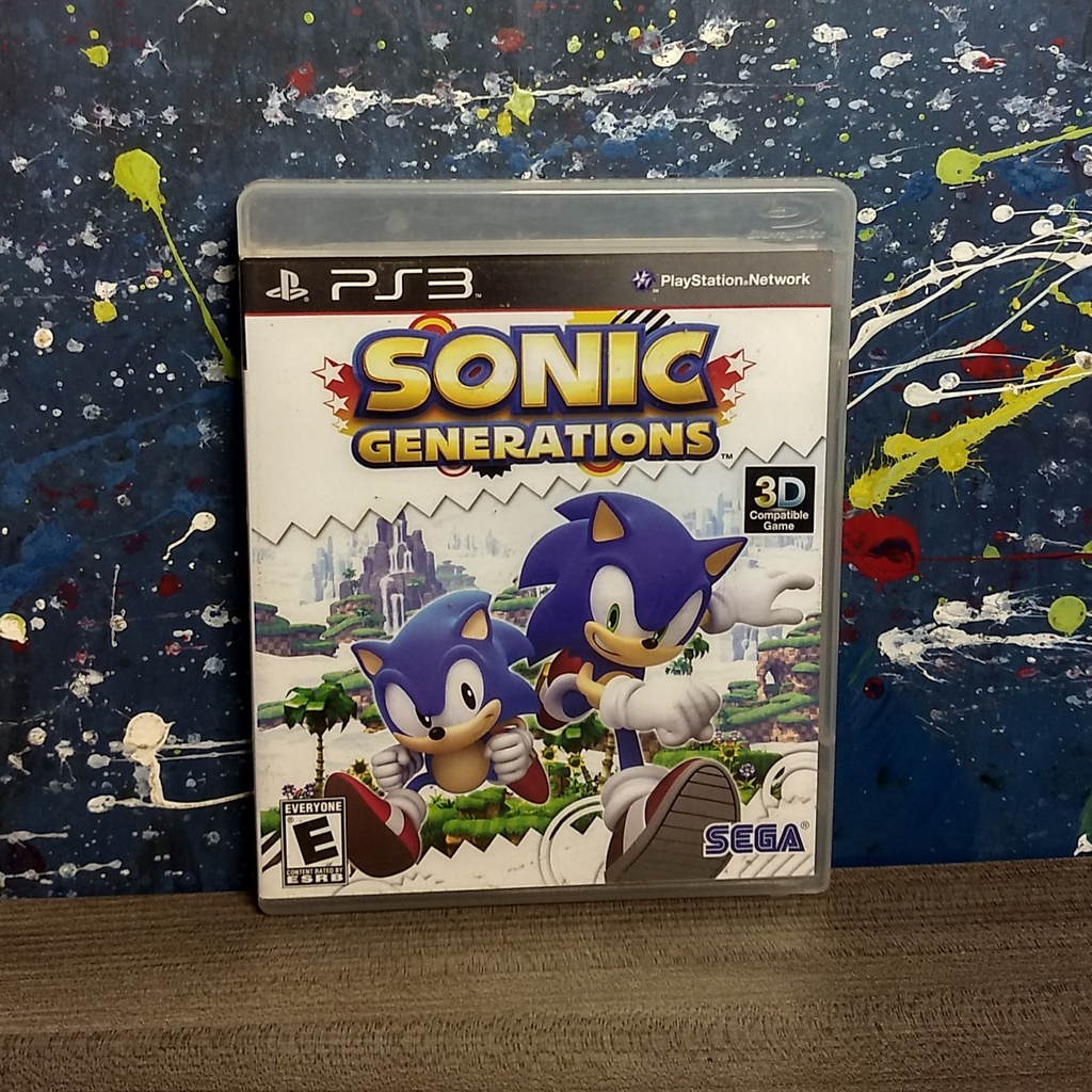 Sonic Generations - PS3 Original Mídia Física | Shopee Brasil