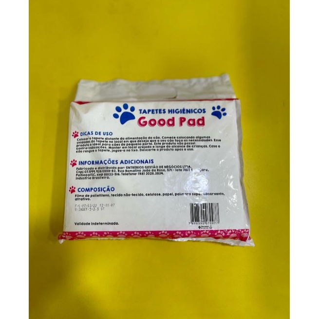 Tapete Higienico Good Pad c/7 (60x60cm) Rosa | Shopee Brasil