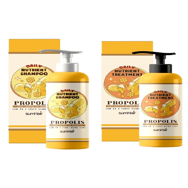 SUMHAIR Daily Shampoo Para Nutrição e Tratamento De Cabelo Com Extrato ...