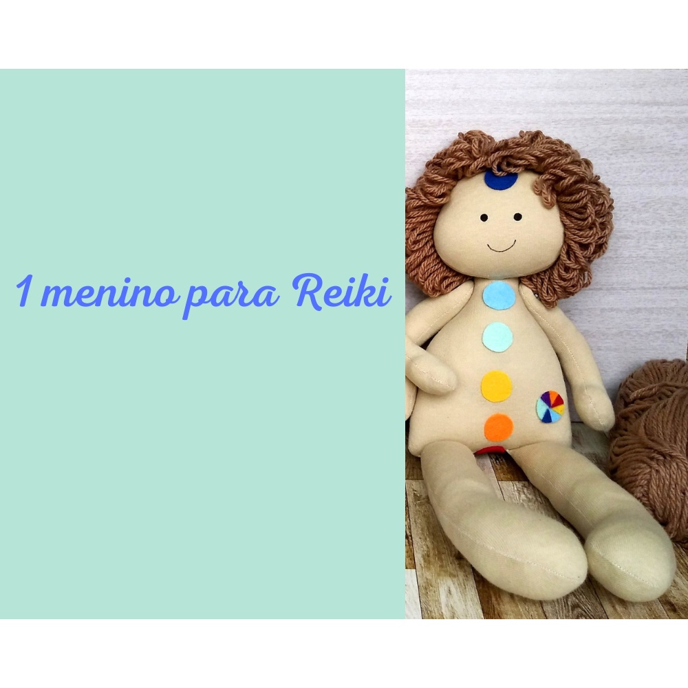 Boneco menino para Reiki/Chakras | Shopee Brasil