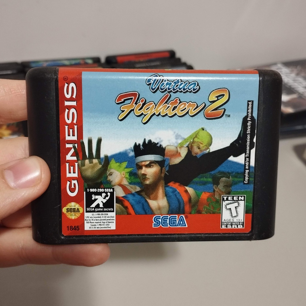 MEGA DRIVE SEGA GENESIS - VIRTUA FIGHTER 2 | Shopee Brasil