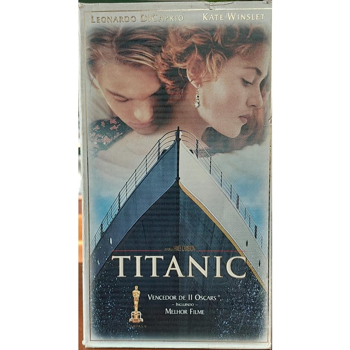 Fita VHS DUplo - Titanic Legendado | Shopee Brasil
