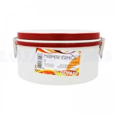 Marmita Térmica Fitness 1,5 L Pote Organizador Prato Térmico Gufani ...