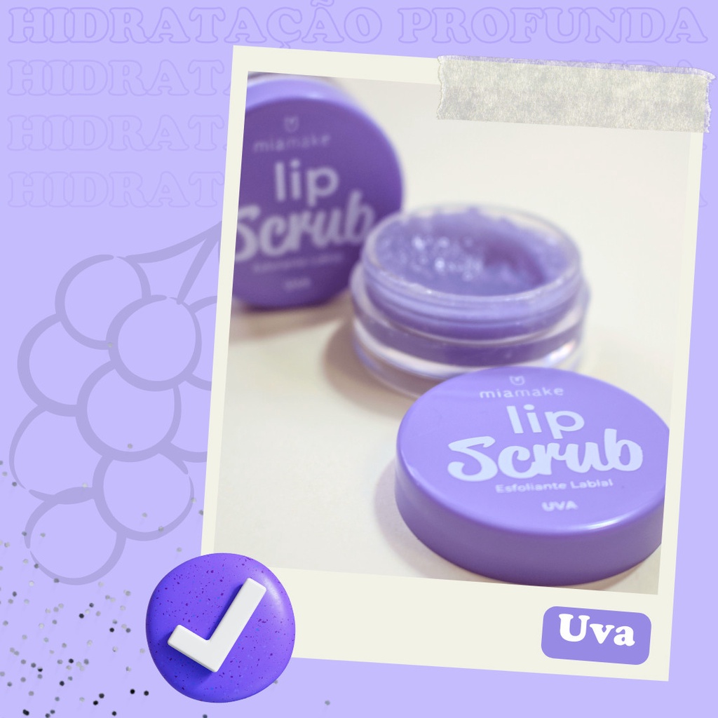 Lip Scrub Esfolinte Labial Mia Make | Shopee Brasil