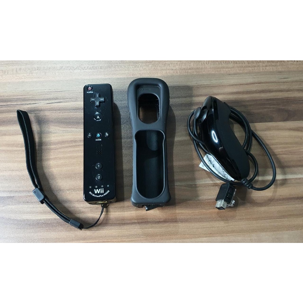 Controle Nintendo Wii Remote + Adaptador Motion Plus Inside Original ...