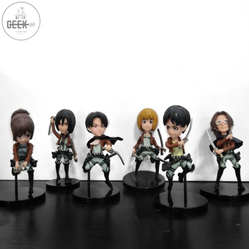 Boneco Attack on Titan Action Figure Miniaturas Colecionáveis Shingeki ...