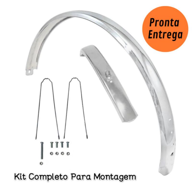 Par de Paralamas Aro 26 Bike Mtb/Barra Circular Monark/Caloi/Bicicleta | Shopee Brasil