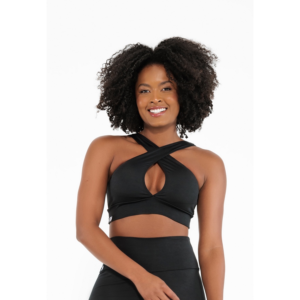 Top Basic Preto Fitness Academia Casual Corrida Yoga AQN SPORT | Shopee Brasil