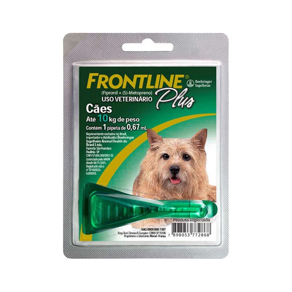 frontline plus 10 KG/ 20 a 40 kg | Shopee Brasil