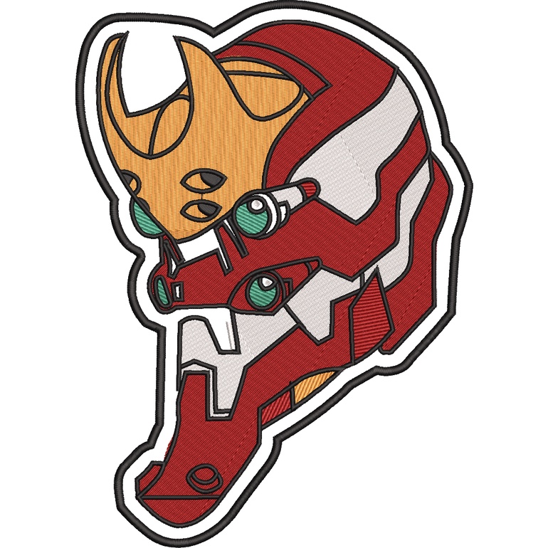 Neon genenis evangelion Eva 02 asuka patch bordado termocolante ...