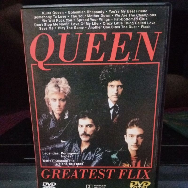 DVD Queen Greatest Flix | Shopee Brasil