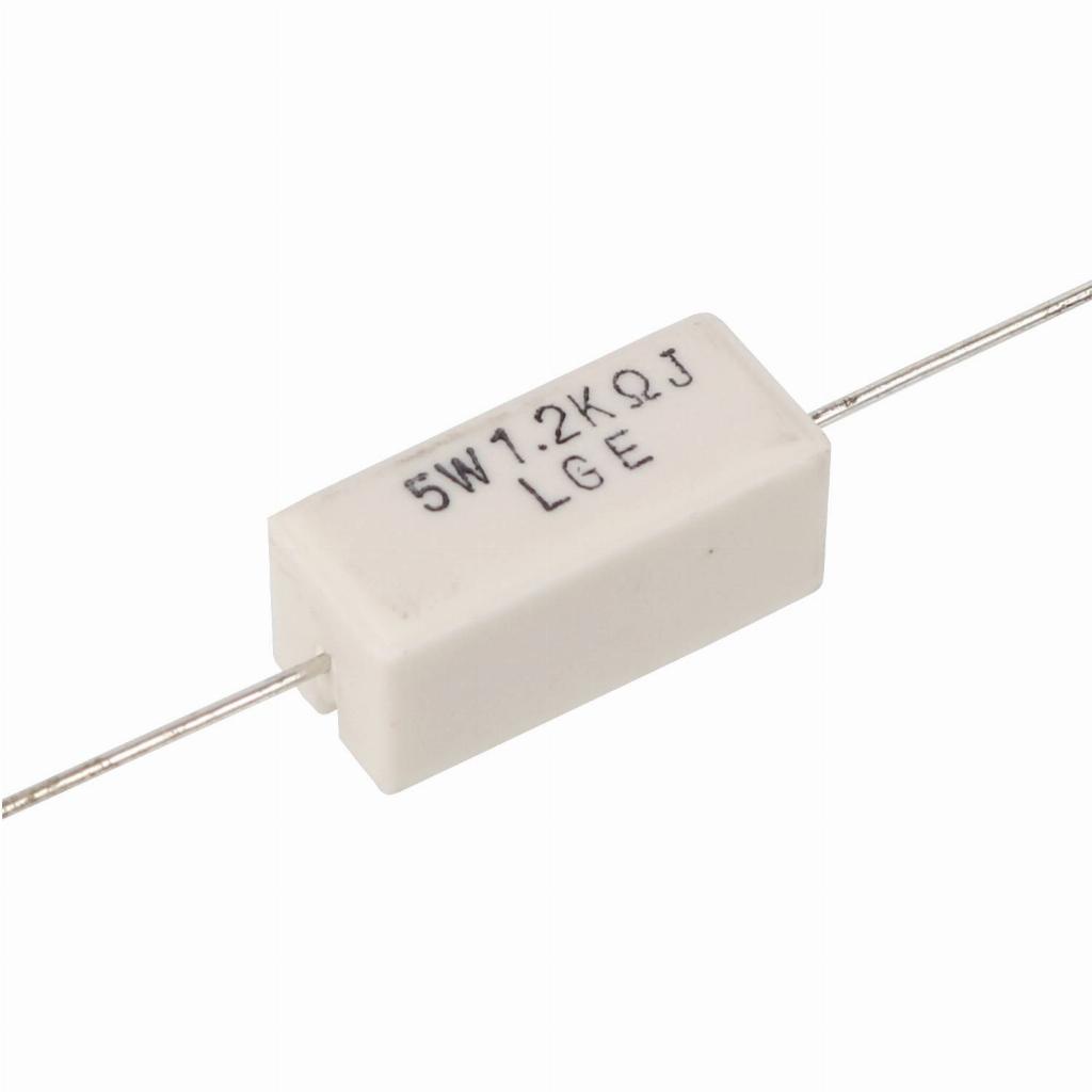 10 Peças * Resistor De Porcelana Sqp 5w Ac05 5% 1,5k 1k5 | Shopee Brasil